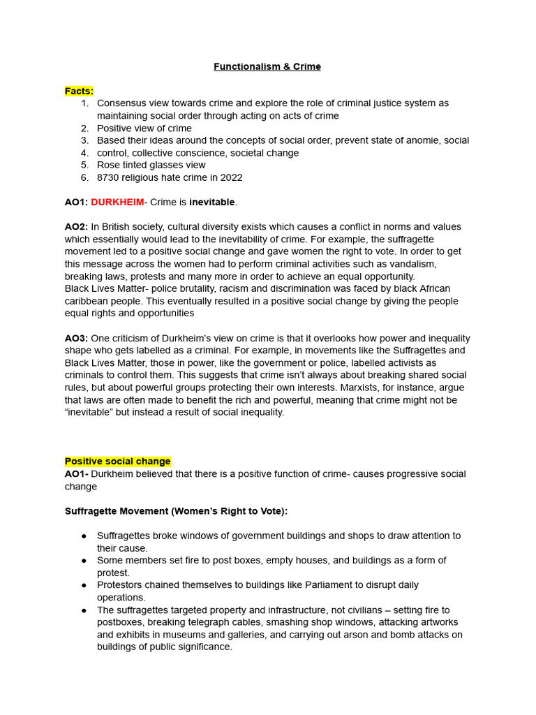 Consensus View Towards Crime | PDF | Deviance (Sociology) | Crimes