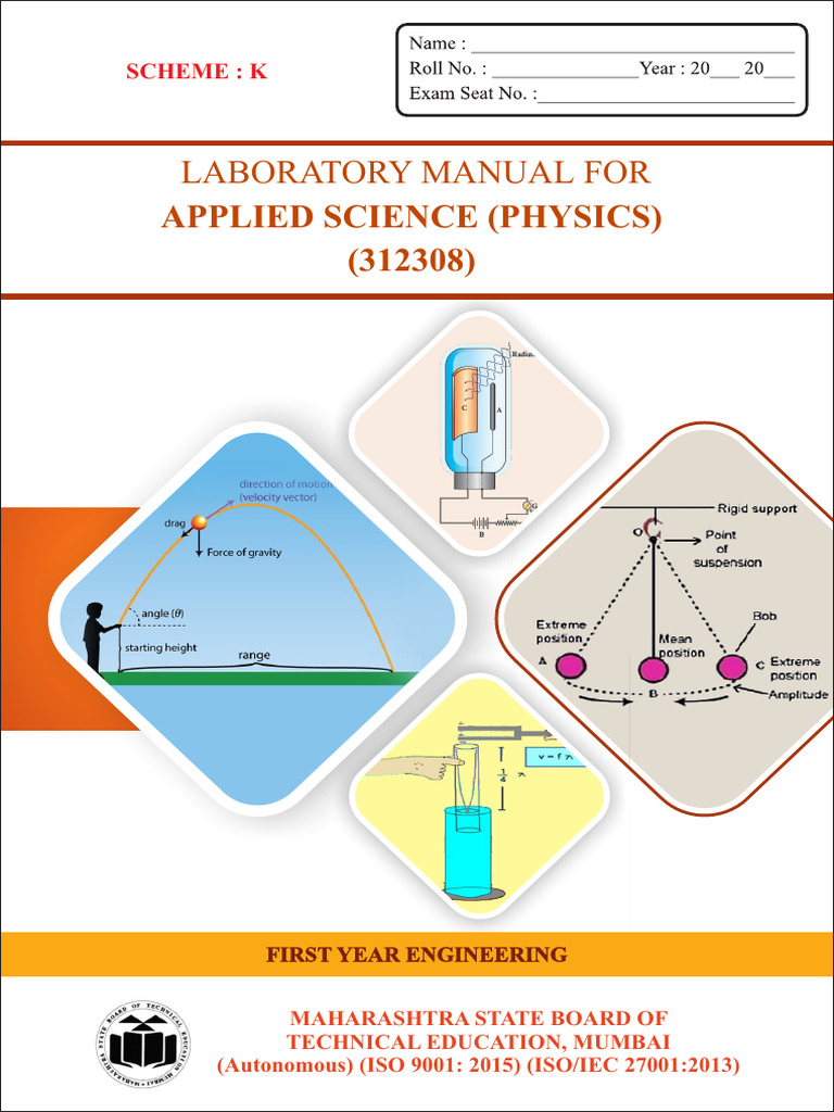 Applied Science Physics Lab Manual | PDF | Elasticity (Physics) | Young ...