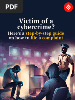 How To Report A Cyber Crime Complaint | PDF | Cybercrime | Fraud