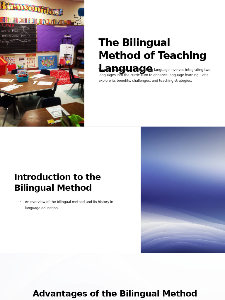The Bilingual Method of Teaching Language | PDF | Multilingualism ...