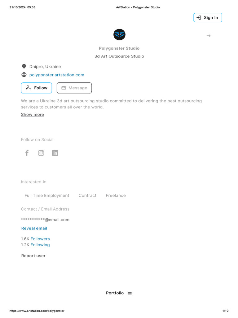 ArtStation - Polygonster Studio | PDF | Technology & Engineering