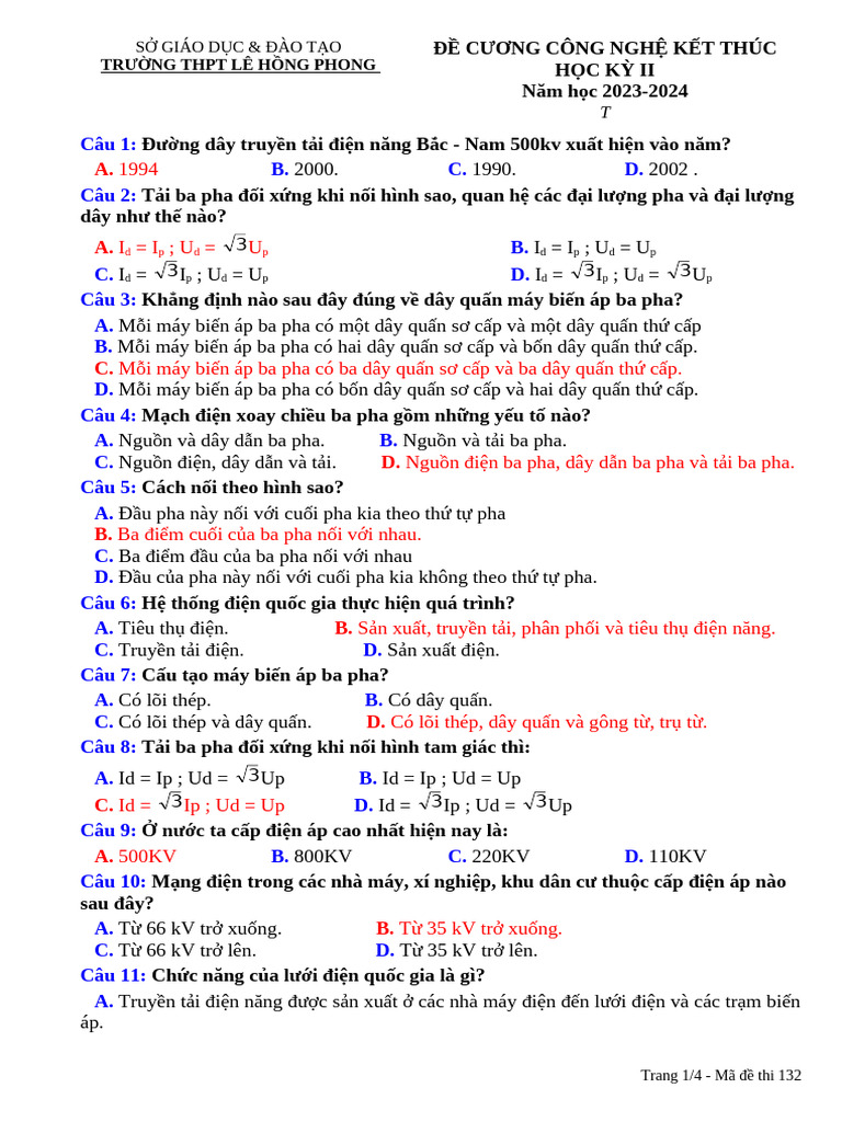 ĐỀ-CƯƠNG-ÔN-CK-2-CN | PDF