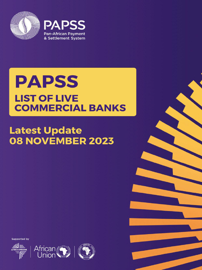 Papss List of Live Commercial Banks - 08112023 | PDF