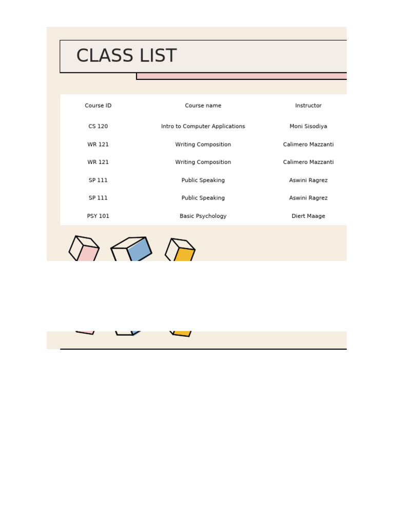 Semester Calendar | PDF