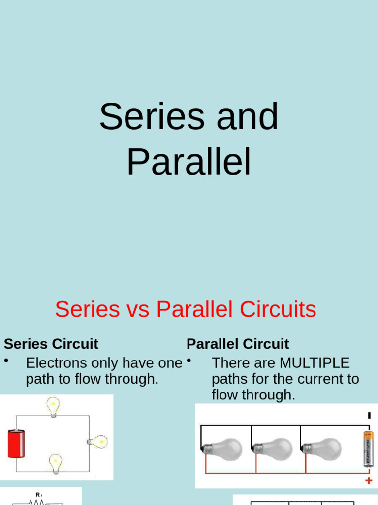 Circuits | PDF | Series And Parallel Circuits | Electrical Resistance ...