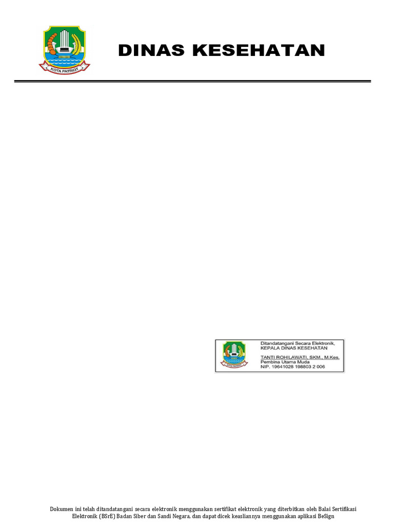 Undangan Sosialisasi ILP Kepada Puskesmas-1 - Sign | PDF