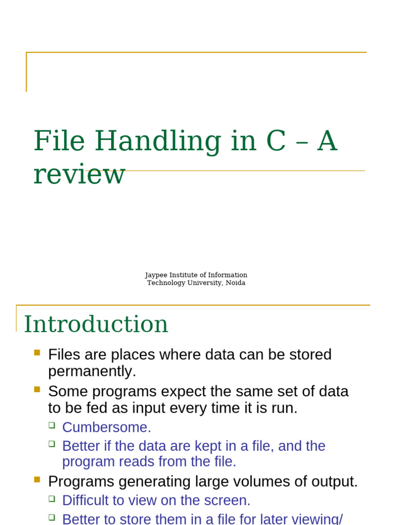 file_handling_in_c | PDF | Computer File | Pointer (Computer Programming)