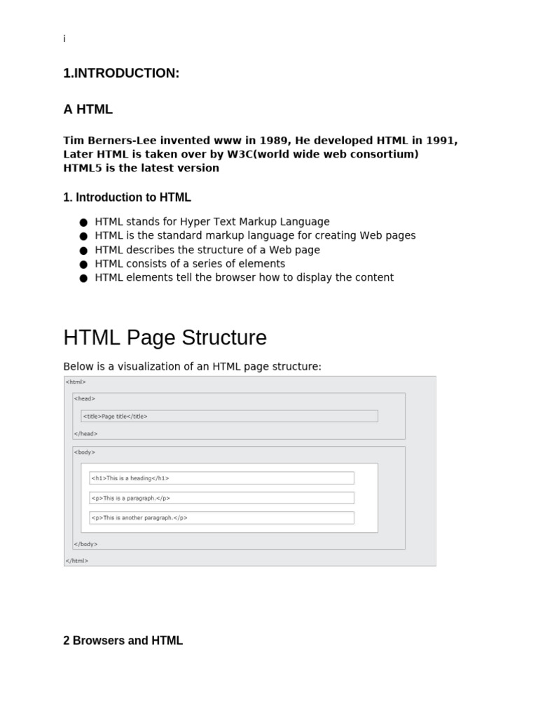 SOC LAB | PDF | Html | Html Element