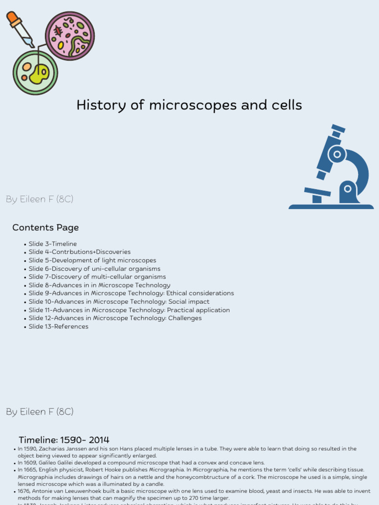 History of Microscopes-CAT D | PDF | Microscope | Microscopy