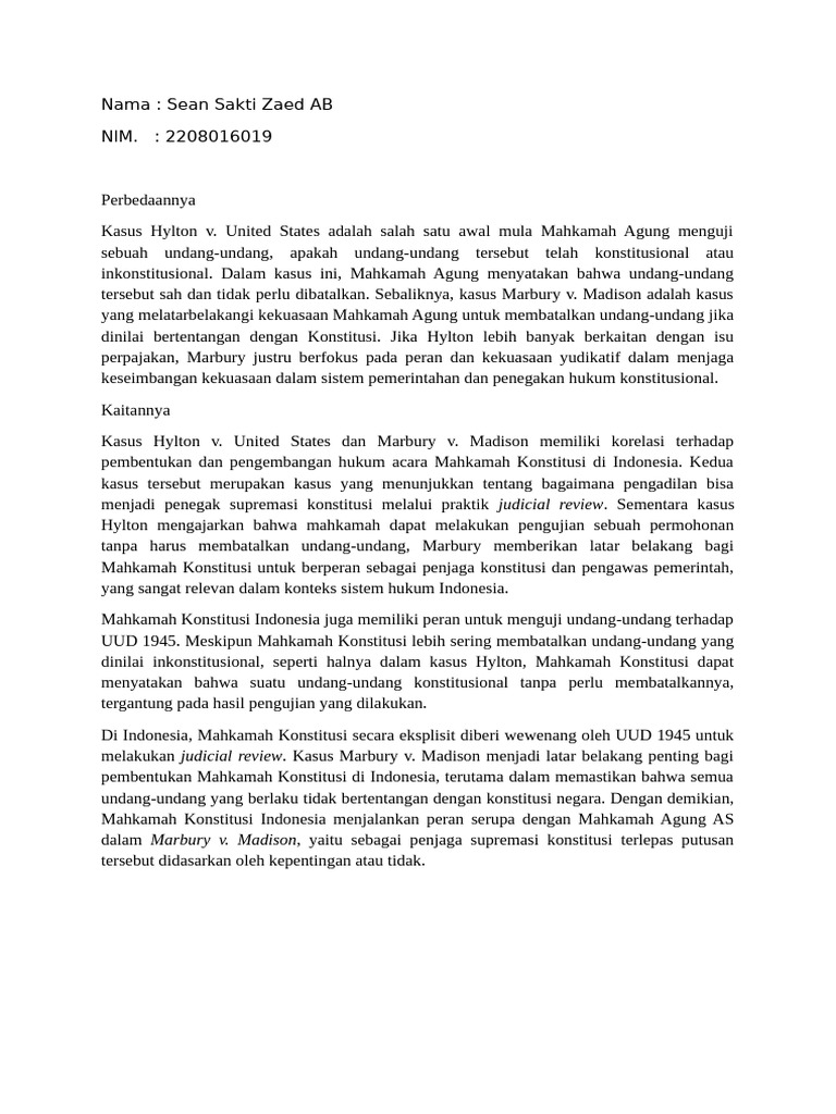 Kasus Daniel Lawrence Hylton Vs US Government | PDF