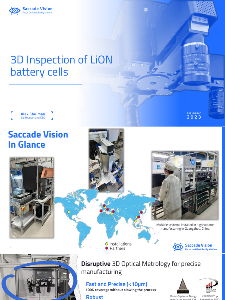 Saccade Vision - 23012024 - Battery Cells Inspection Use Case | PDF ...