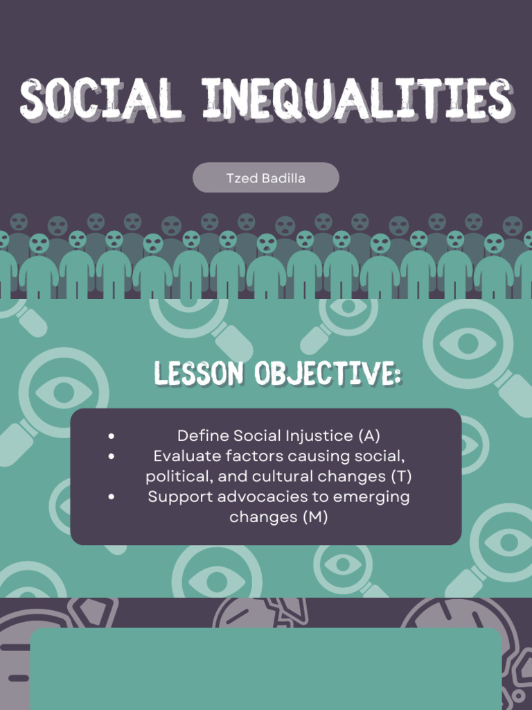 Finals Social Inequalities | PDF | Social Inequality | Discrimination ...