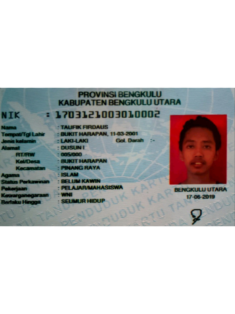 Ktp. Taufik Bppa 23 | PDF