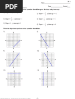 KUTA Graphing Lines in Slope-Intercept Form | PDF | Equations ...