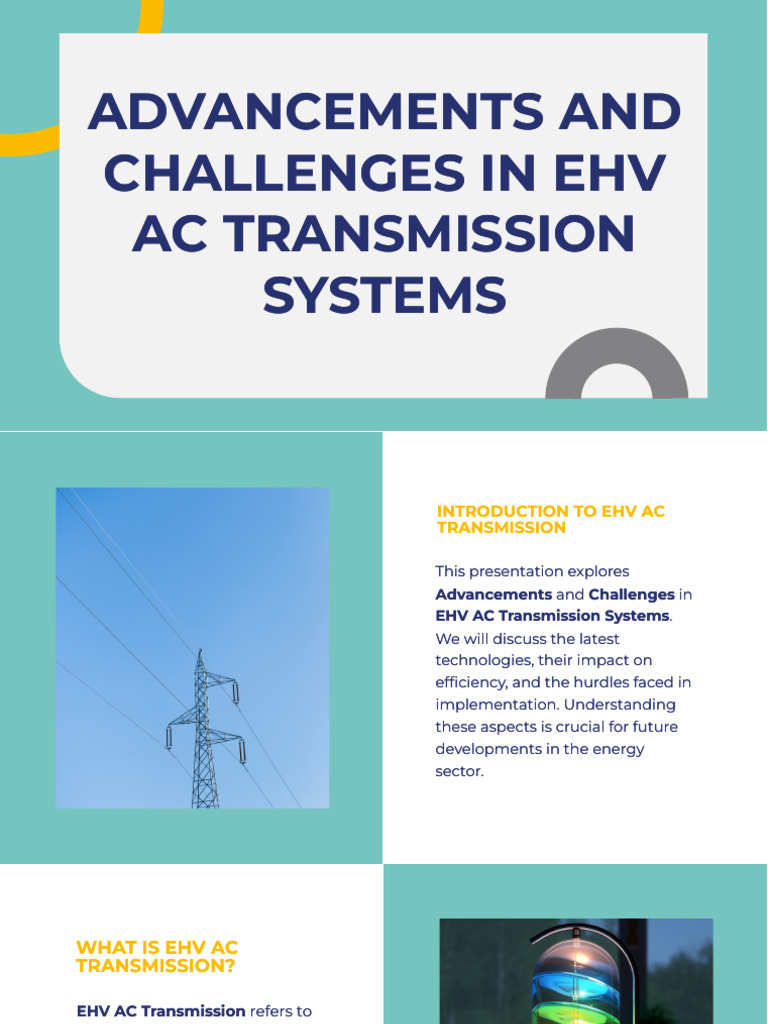 Ehv Ac Transmission Systems | PDF | Electric Power Transmission | High Voltage