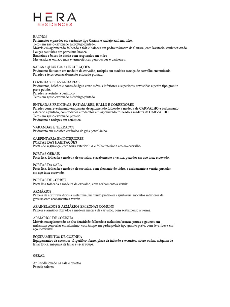 2019 06 Mapa Acabamentos Hera | PDF