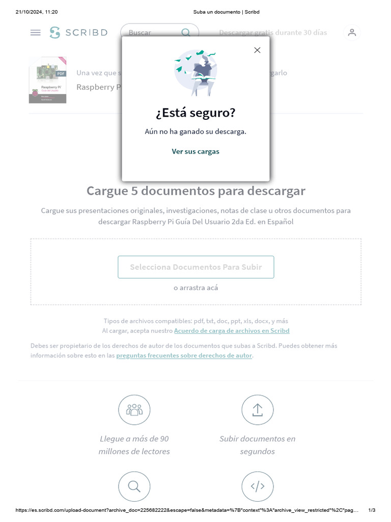 Suba Un Documento - Scribd | PDF | Scribd | Facebook