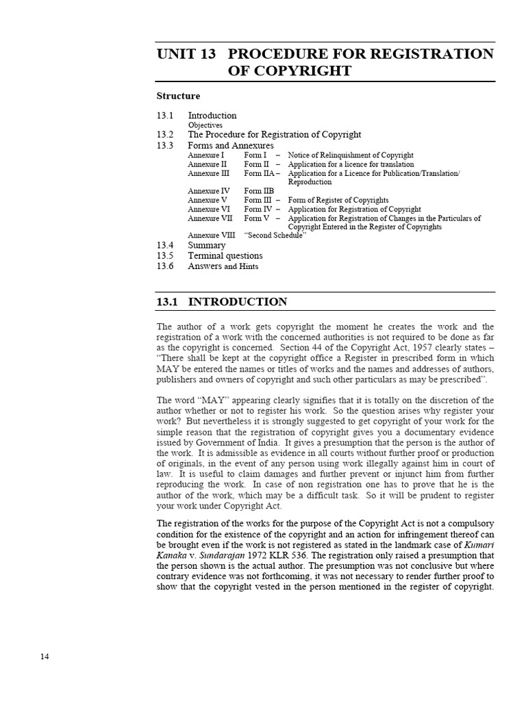 Unit 13 | PDF | Copyright | Trademark