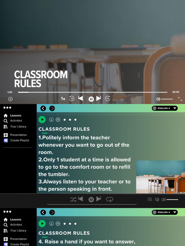 Face To Face Classroom Rules | PDF