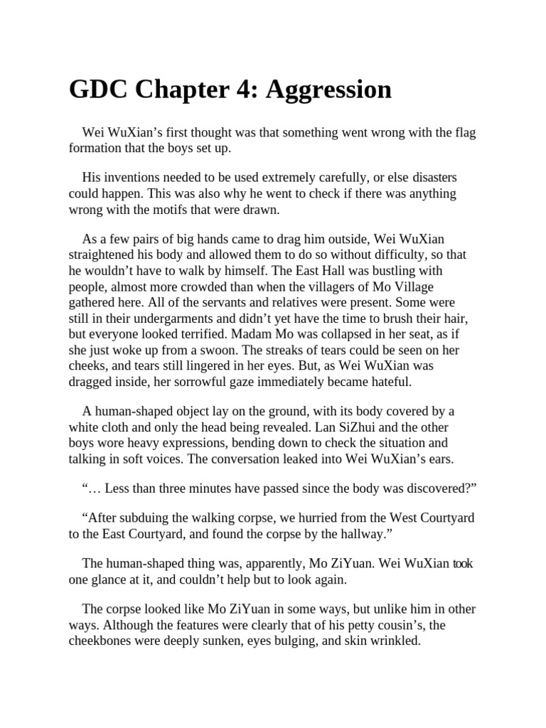 GDC Chapter 4: Aggression | PDF