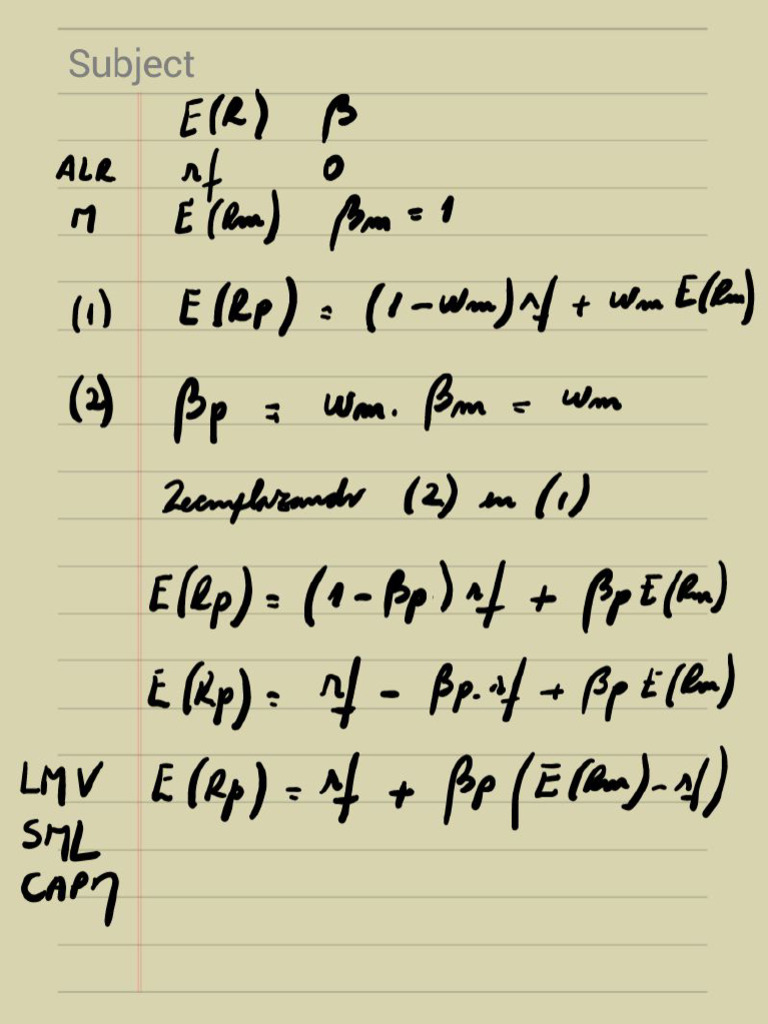 LMV Formula | PDF