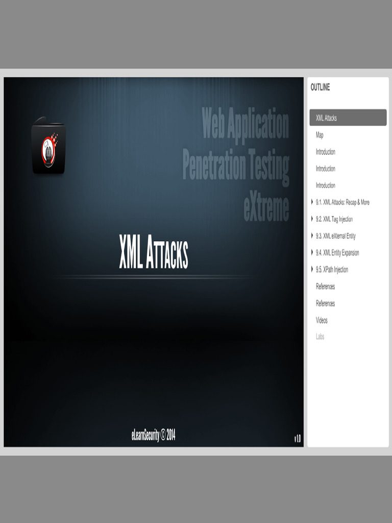 09 - XML Attacks | PDF