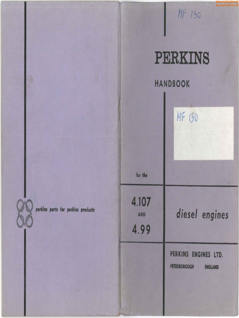 Perkins 4107-499 Manual Sec Wat | PDF