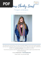 Film Roll Scarf Crochet Pattern | PDF
