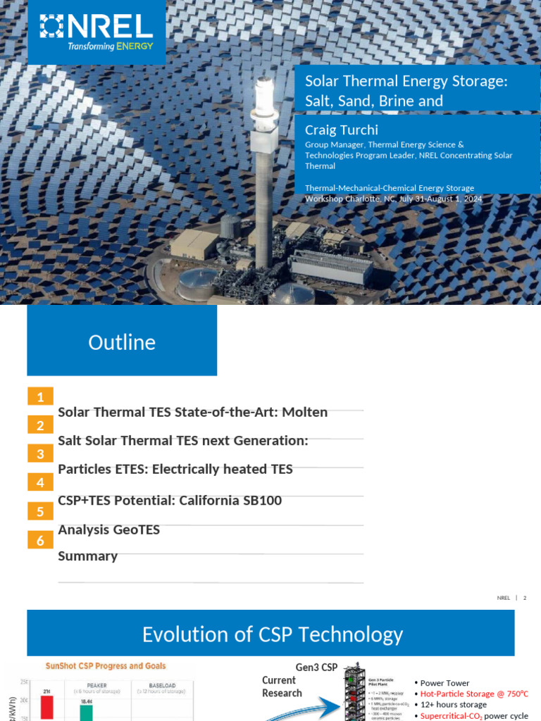Solar Thermal Energy Storage | PDF | Solar Energy | Energy Storage