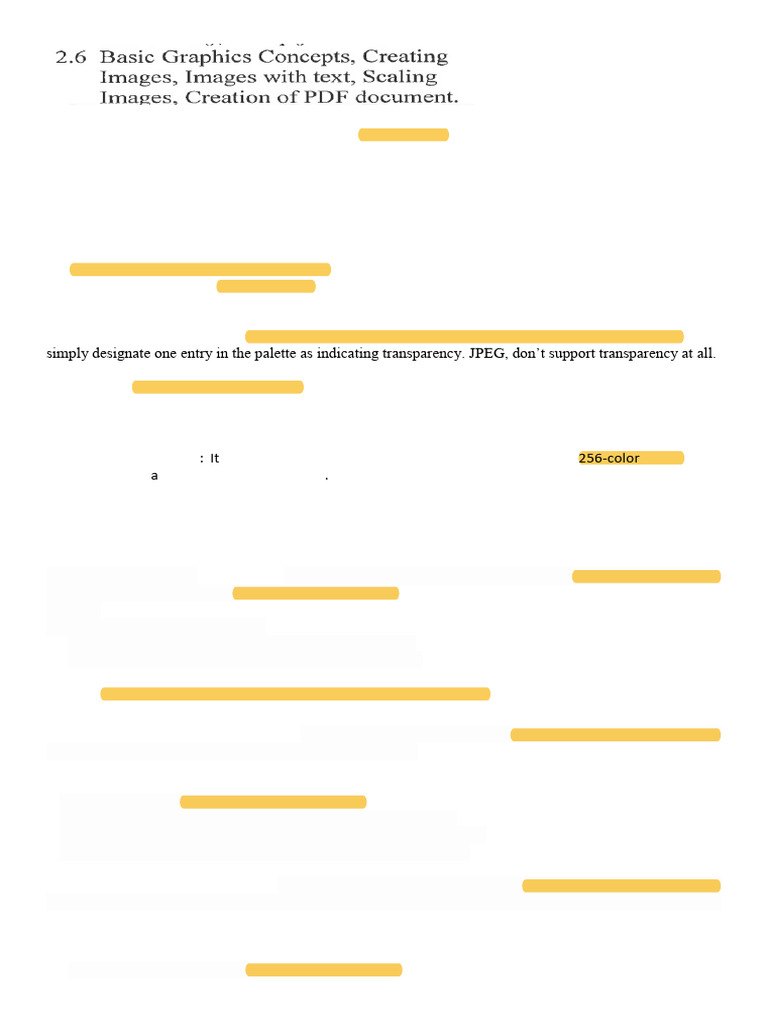 Chapter 2.6-Graphics | PDF | Typefaces | File Format