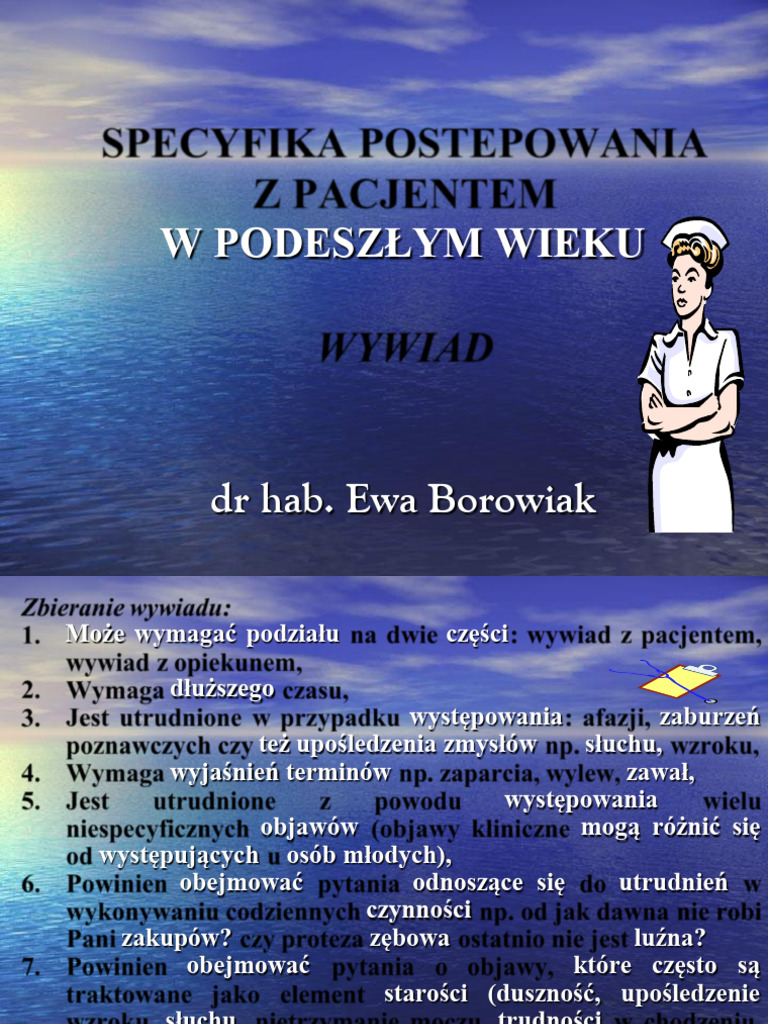 WYWIAD - Senior Wykłady | PDF
