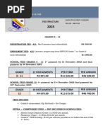 Maragon Olympus Fees 2025 | PDF | Fee | Money