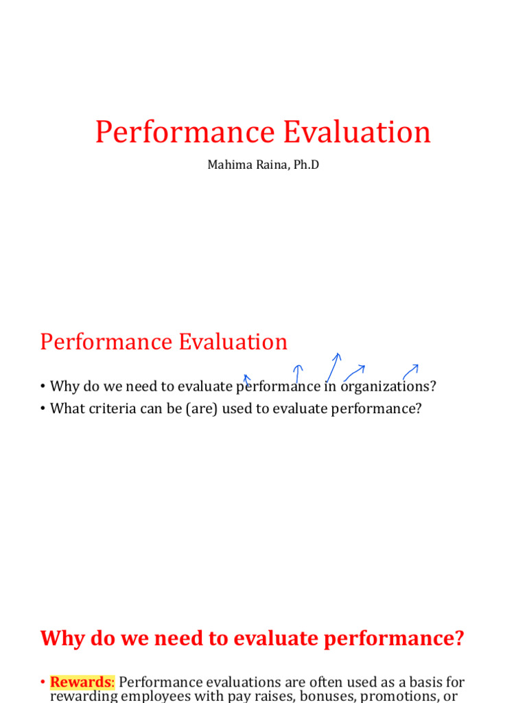 L4_Performance Evaluation | PDF | Performance Appraisal | Business