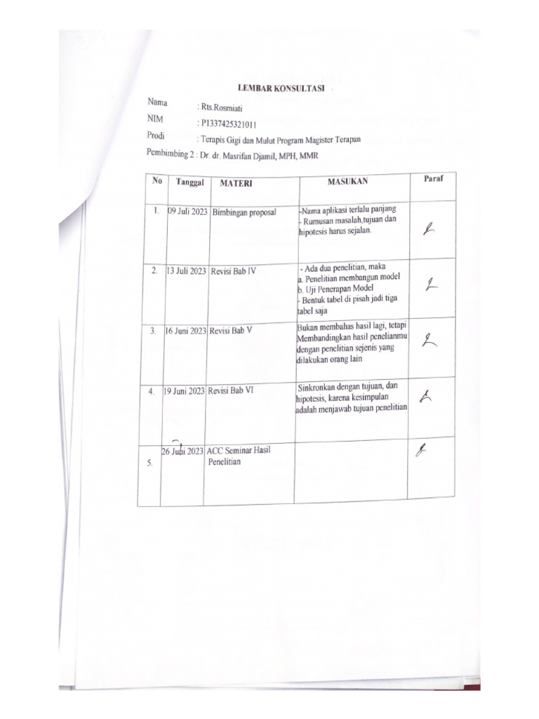 LEMBAR KONSULTASI | PDF LEMBAR KONSULTASI | PDF