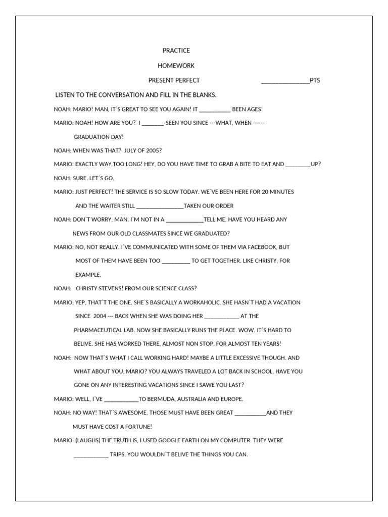 Practice Home Work - Vocabulary | PDF | Social Science | Language Arts ...