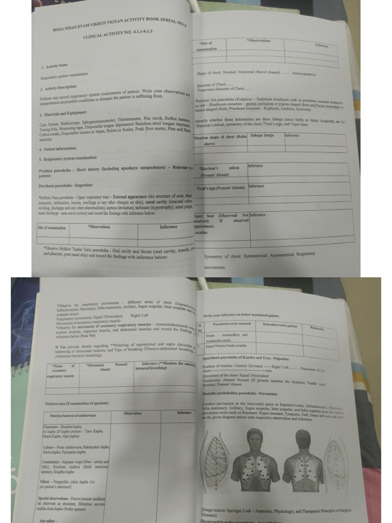 Respiratory Systemic Exam | PDF