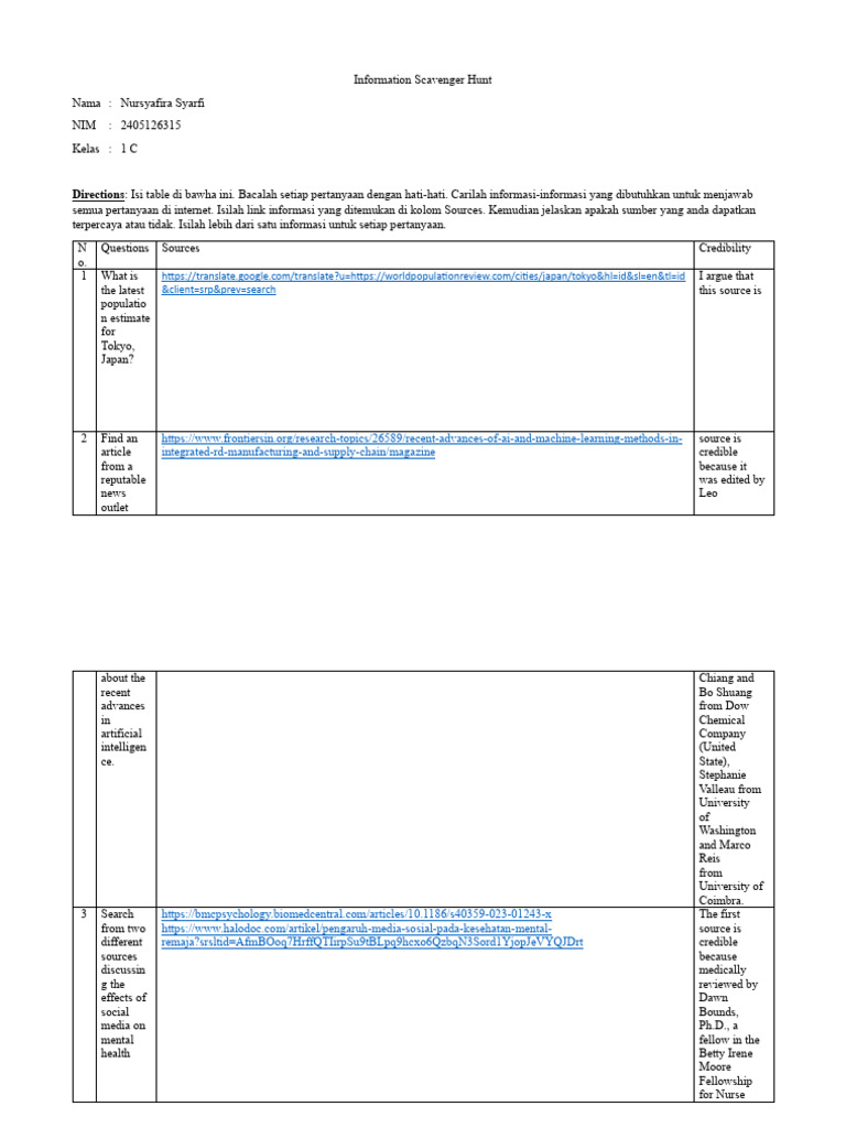 Information Scavenger Hunt Salinan | PDF | Apollo Program | Moon