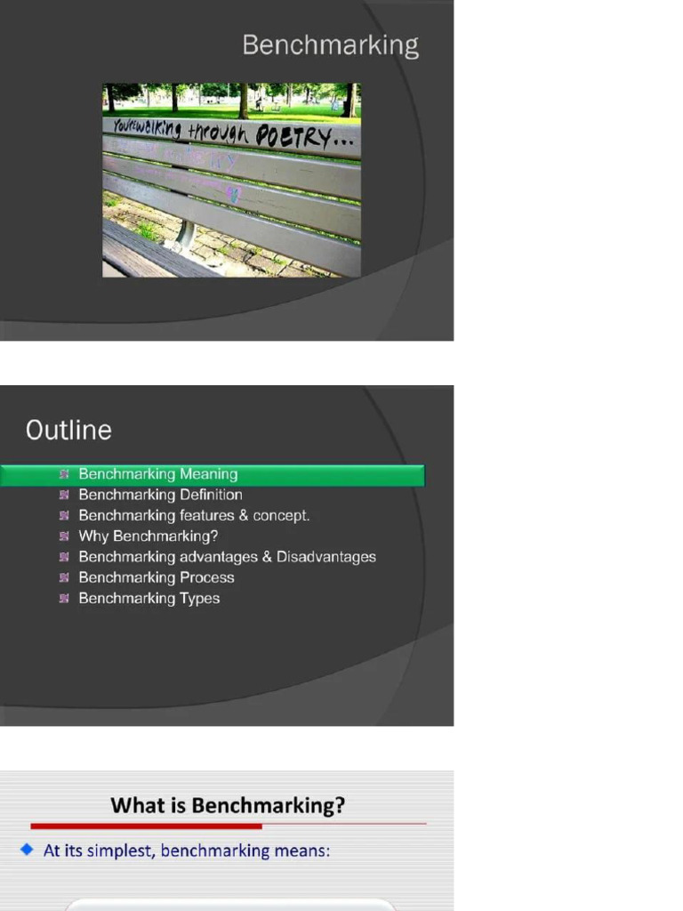 Benchmarking.pptx | PDF