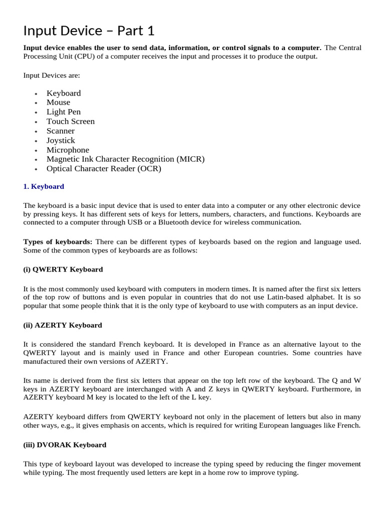 Computer Application Unit 2 | PDF | Image Scanner | Microform