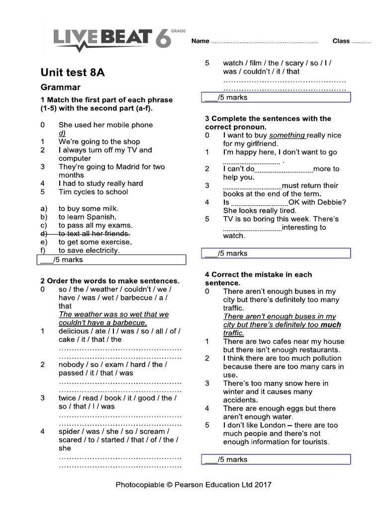 TEST_UNIT_8_PEARSON | PDF
