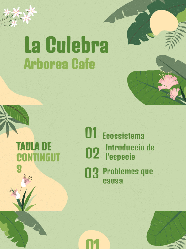 La culebra arborea cafe | PDF