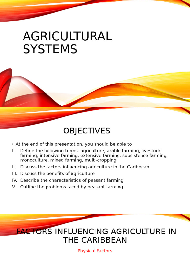 Agricultural Systems | PDF | Agriculture | Farms