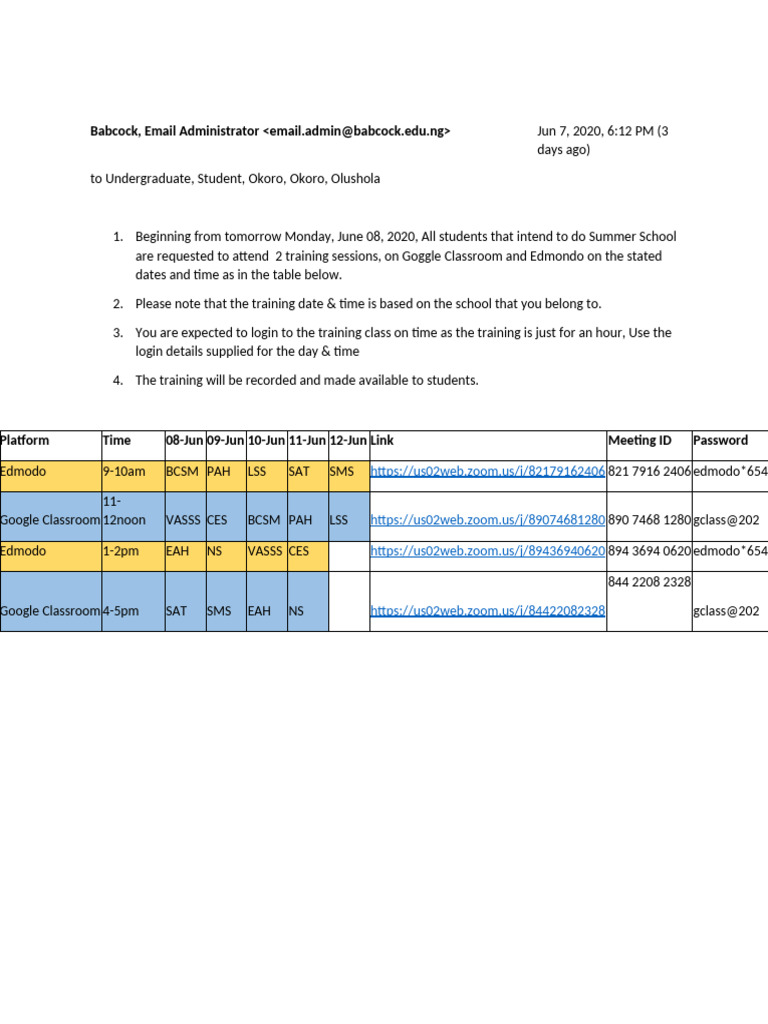 online classes | PDF