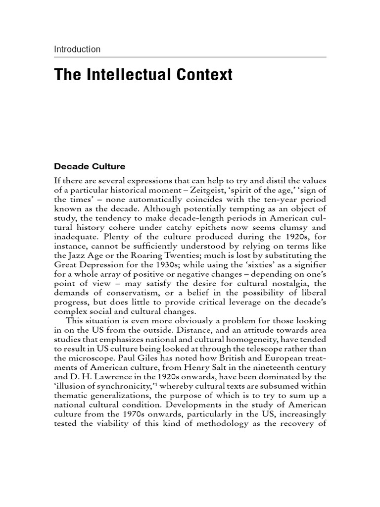 American_Culture_in_the_1980s_----_(Introduction_The_Intellectual ...