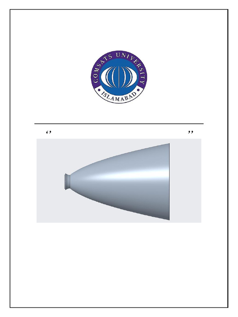 Thermal Analysis of A Bell Nozzle | PDF | Rocket | Rocket Engine