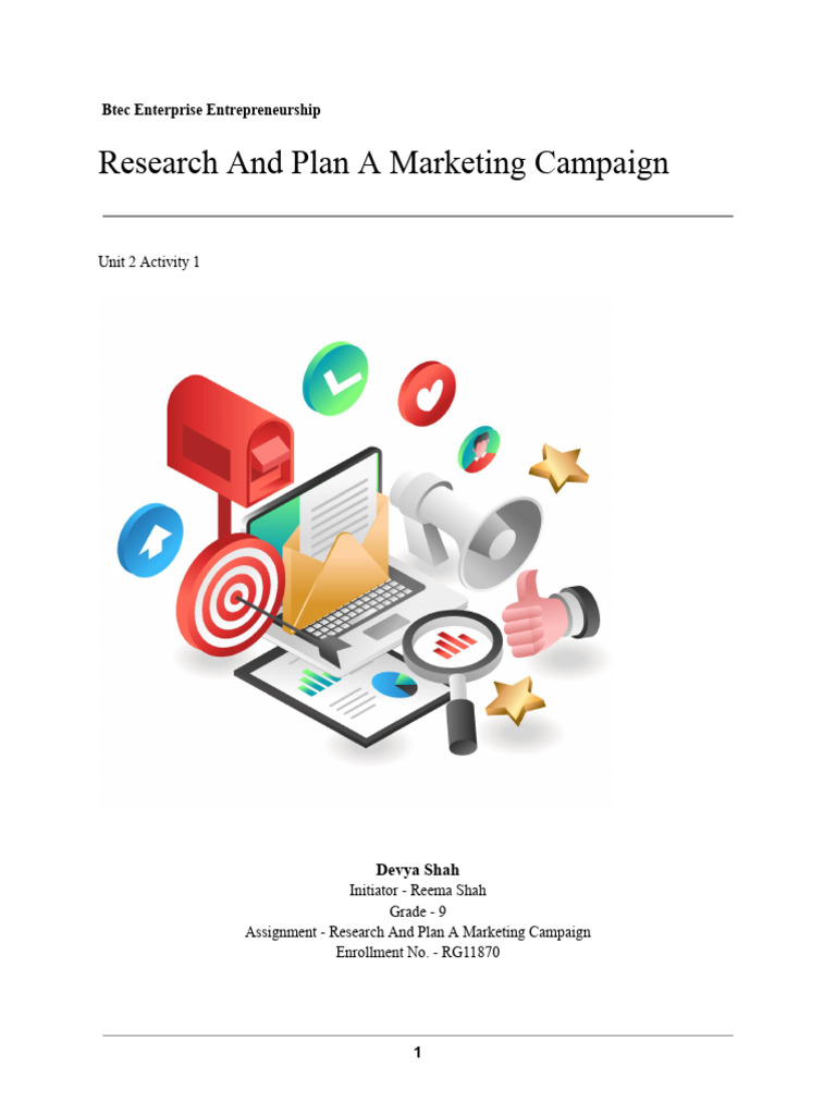 EE - Unit 2 - (Activity 1,2,3,4) - Report | PDF | Marketing | Brand