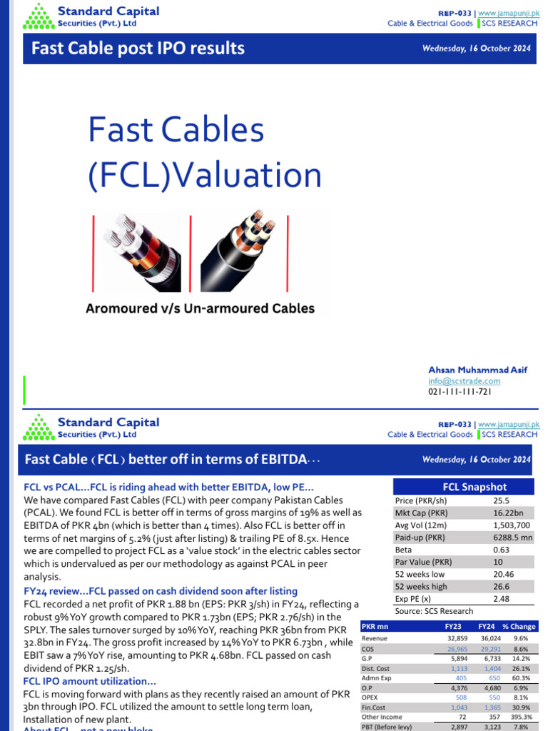 Fast Cables Valuation | PDF | Securities (Finance) | Underwriting