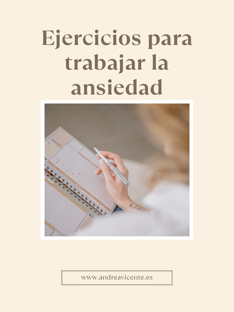 Ejercicios para Trabajar La Ansiedad | PDF | Ansiedad | Pensamiento