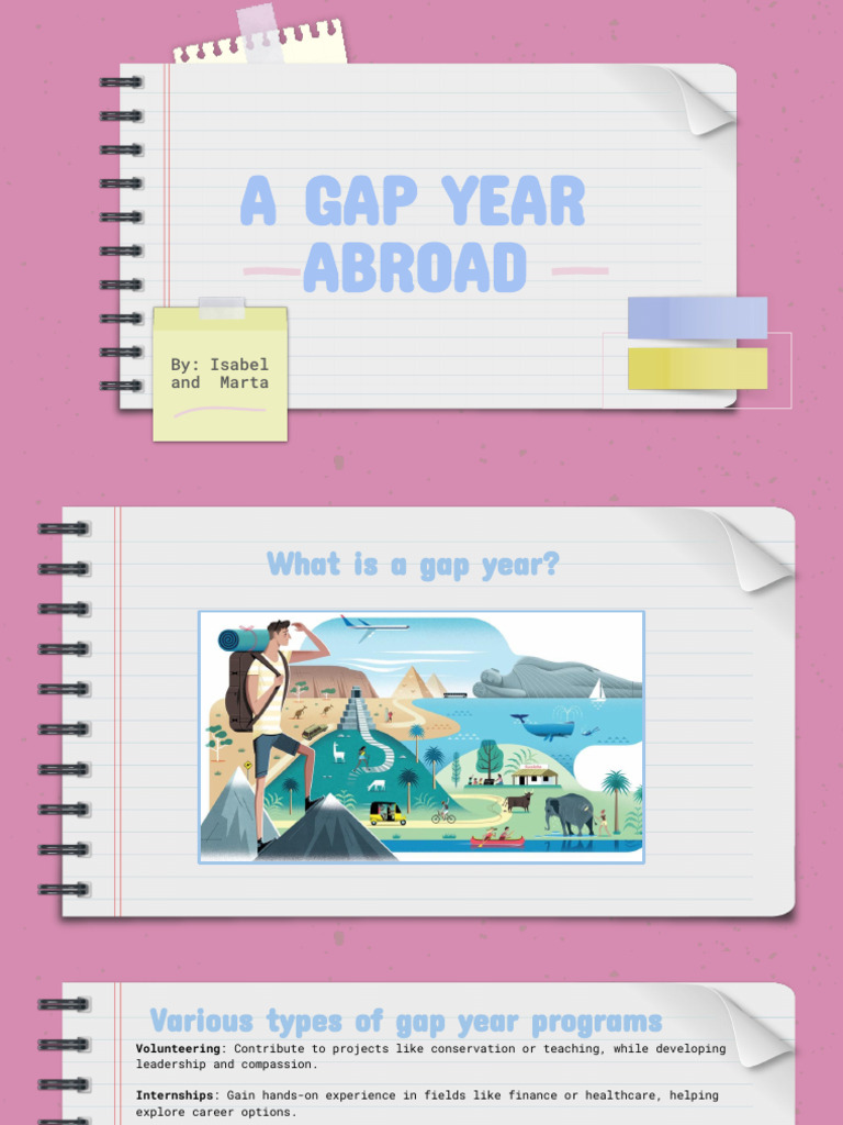 Gap Year Abroad: Types and Benefits | PDF | Internship | Job Hunting