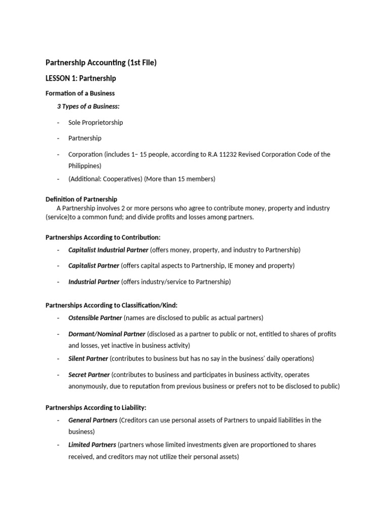 Partnership Accounting NEIL FAR | PDF | Partnership | Balance Sheet